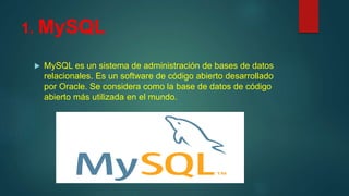 base de datos con codigos abiertos.pptx