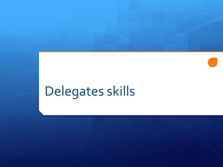 Base delegate course_position paper | PPT