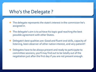 Base delegate course_position paper | PPTX | Politics