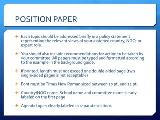 Base delegate course_position paper | PPTX | Politics