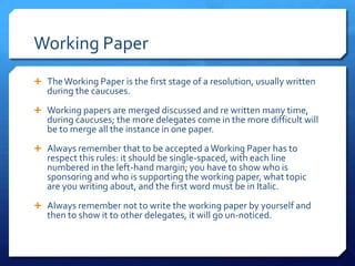 Base delegate course_position paper | PPT