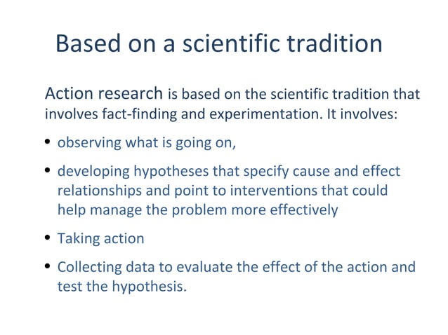 Based on a scientific tradition | PPT