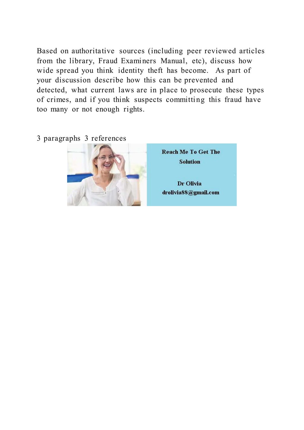 Based on authoritative sources (including peer reviewed articles fro | DOCX