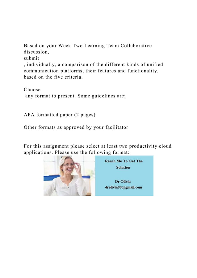 Based on your Week Two Learning Team Collaborative discussion, .docx