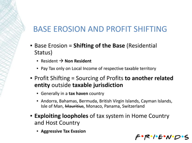 Base Erosion and Profit Shifting | PPTX | Business Accounting & Finance ...