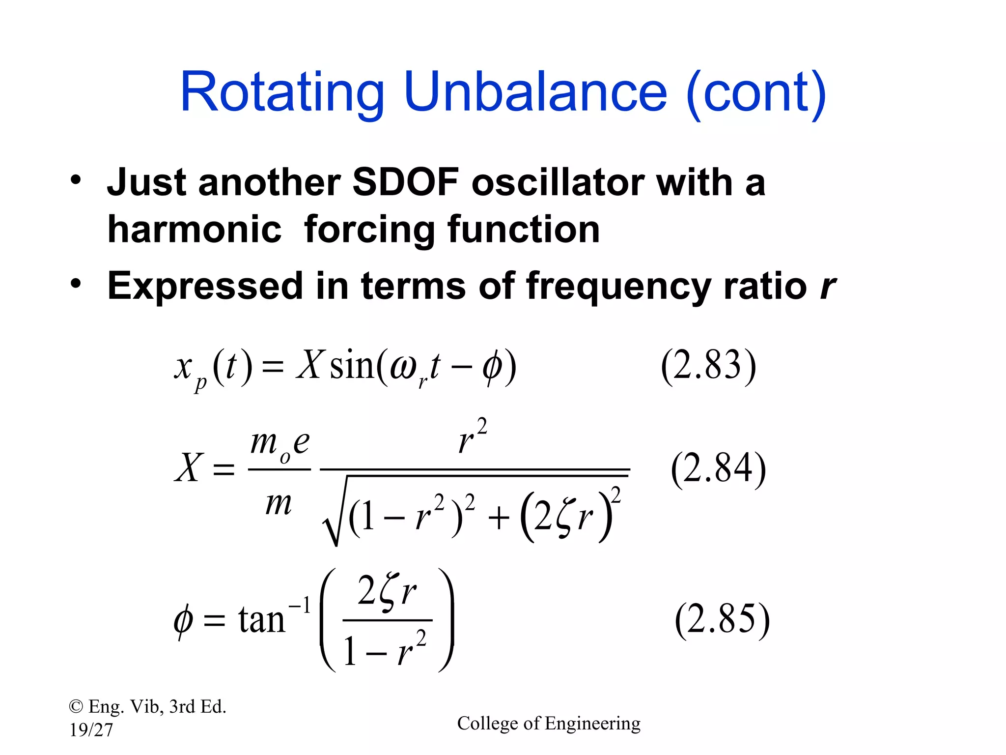 Base excitation of dynamic systems | PPT