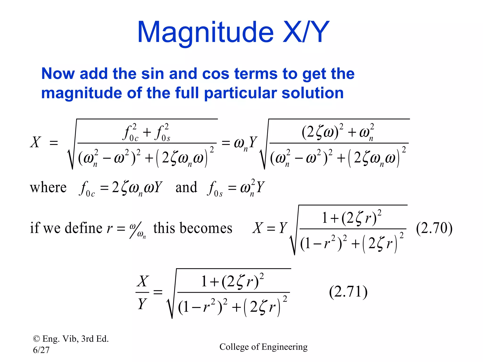 Base excitation of dynamic systems | PPT