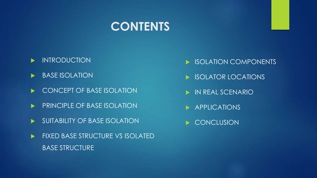 Base isolation | PPTX