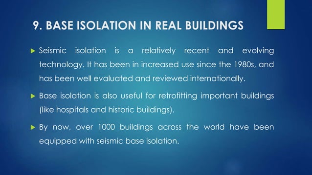 Base isolation | PPTX