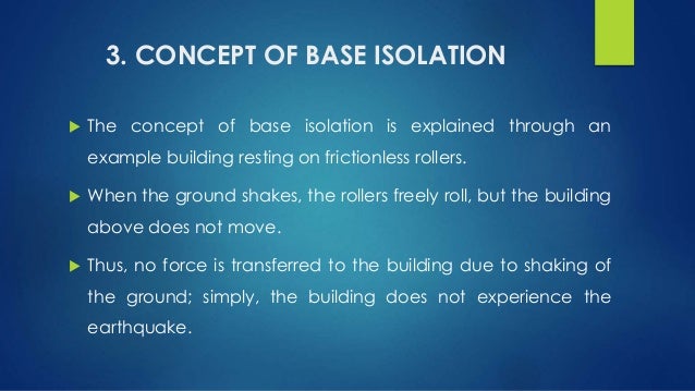 Base isolation
