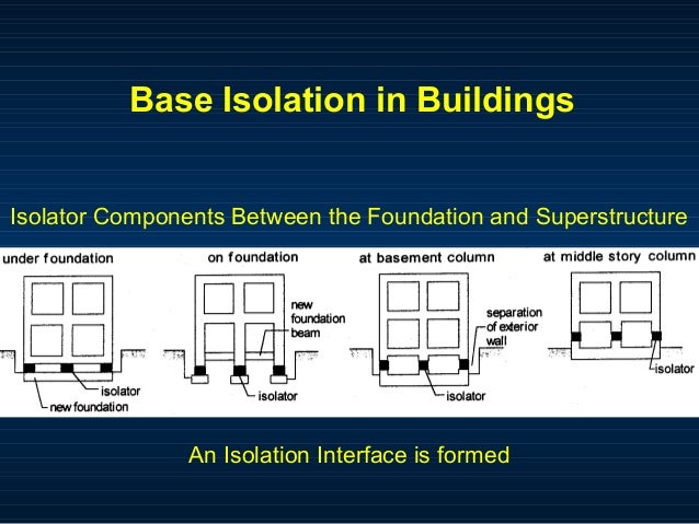 Base isolation for Engineers