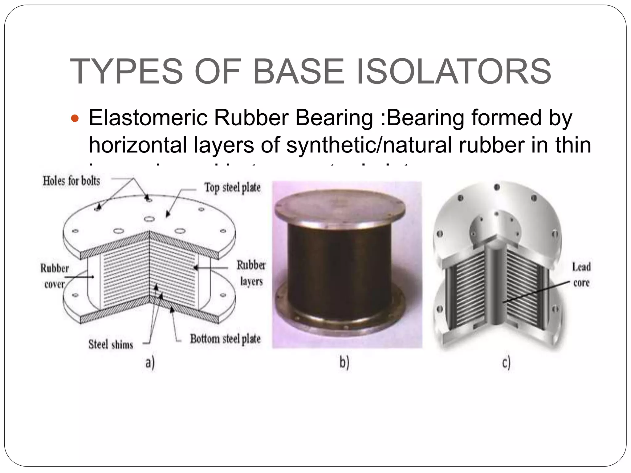Simple Presentation Of BASE ISOLATION | PPTX