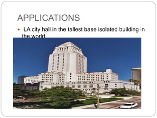 Simple Presentation Of BASE ISOLATION | PPTX | Geology | Science