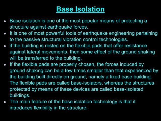 Base isolation | PPTX