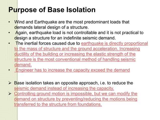 Base isolation earthquake resistance wooden house | PPTX | Civil ...