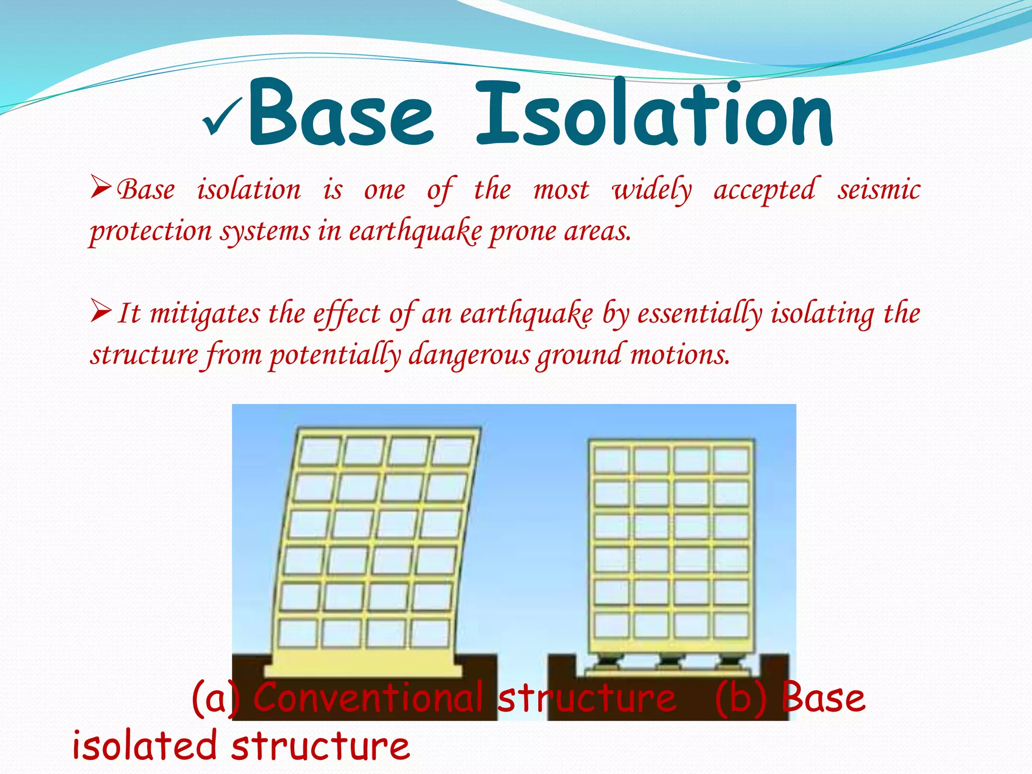 Base isolation Engineering | PPTX