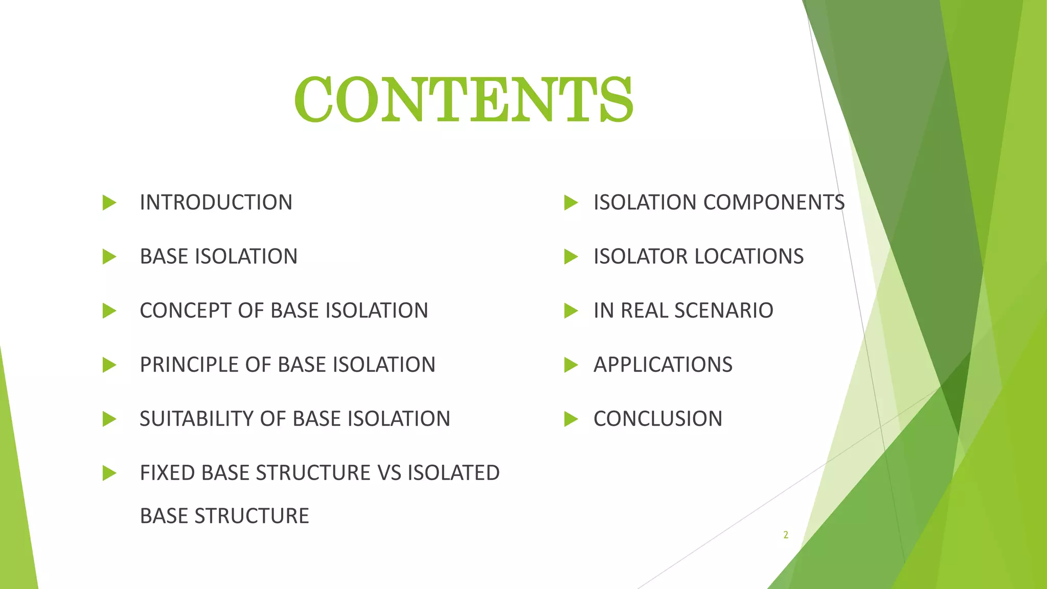 Base isolation case study PDF | PPTX