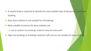 Base isolation case study PDF | PPTX