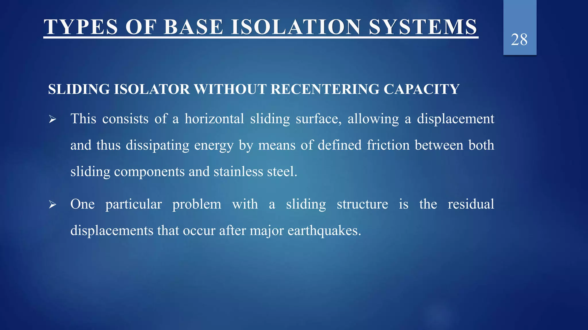 Base isolation of structures | PPTX