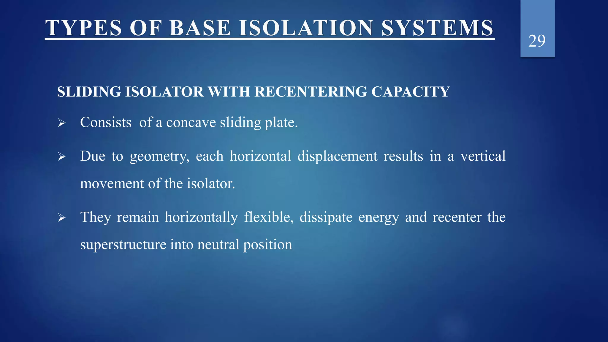 Base isolation of structures | PPTX