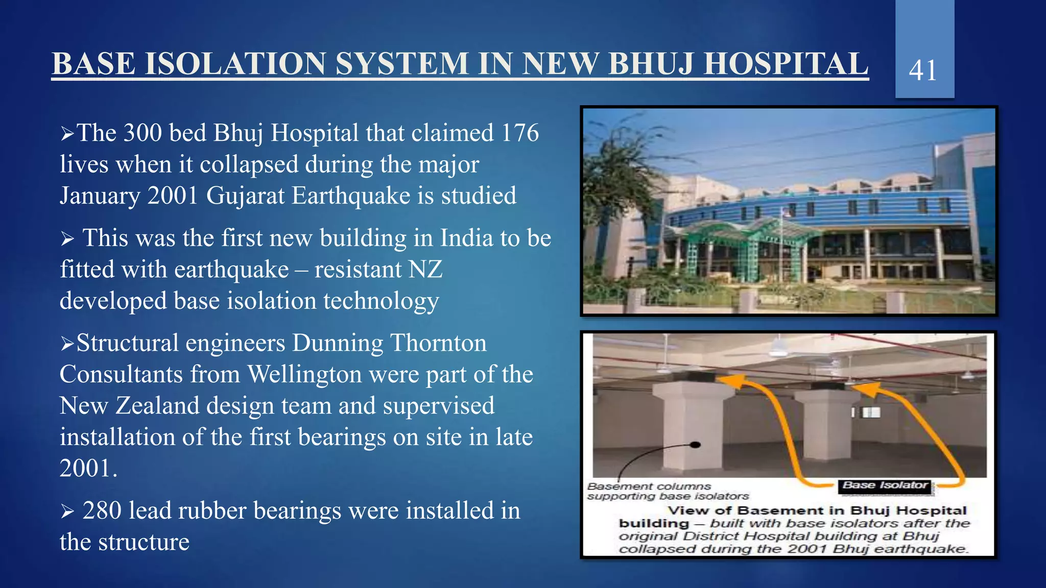 Base isolation of structures | PPTX