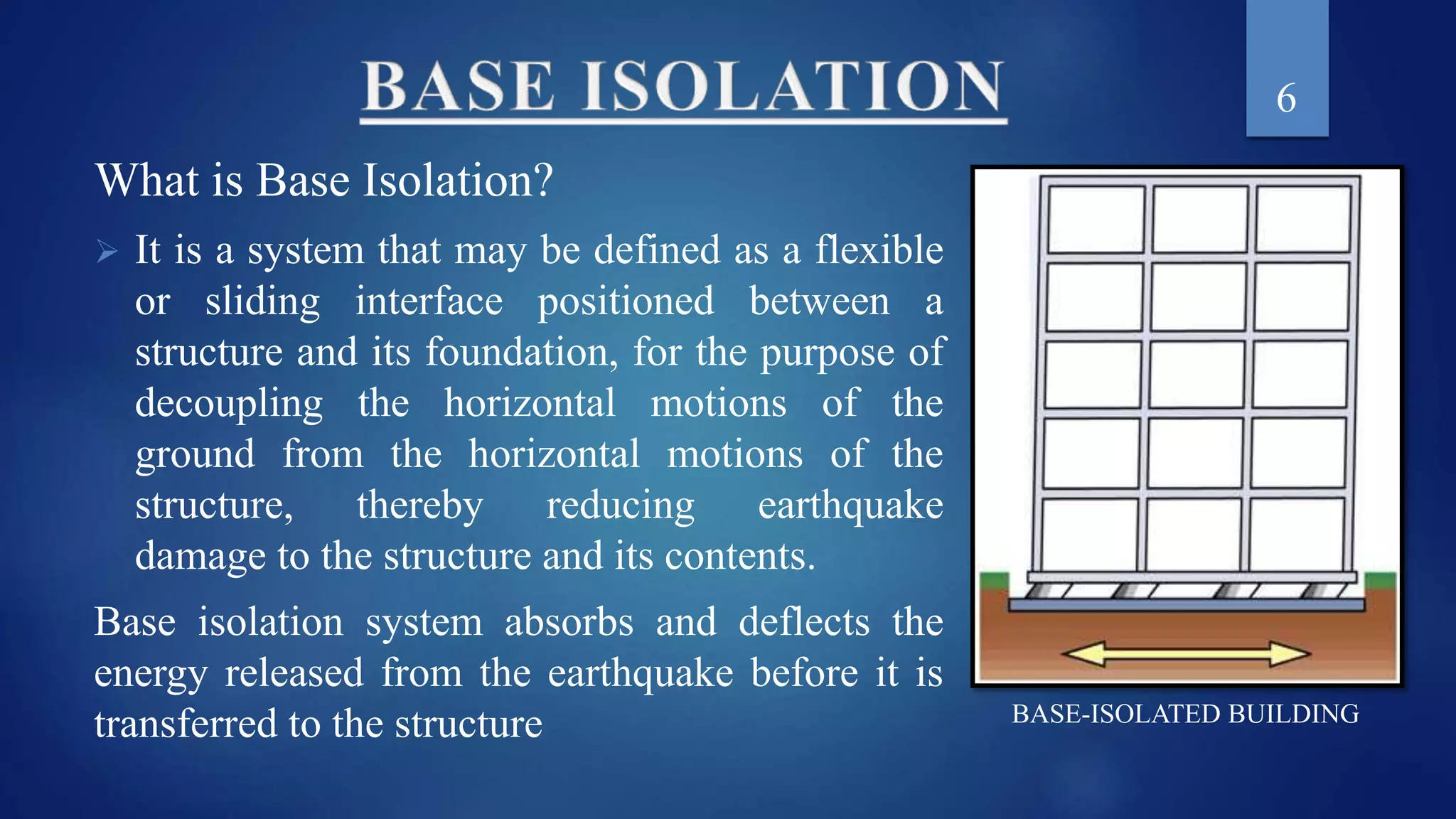 Base isolation of structures | PPTX | Civil Engineering Industry | Industries