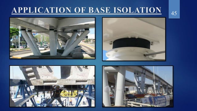 Base isolation of structures