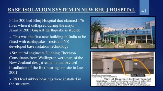 Base isolation of structures