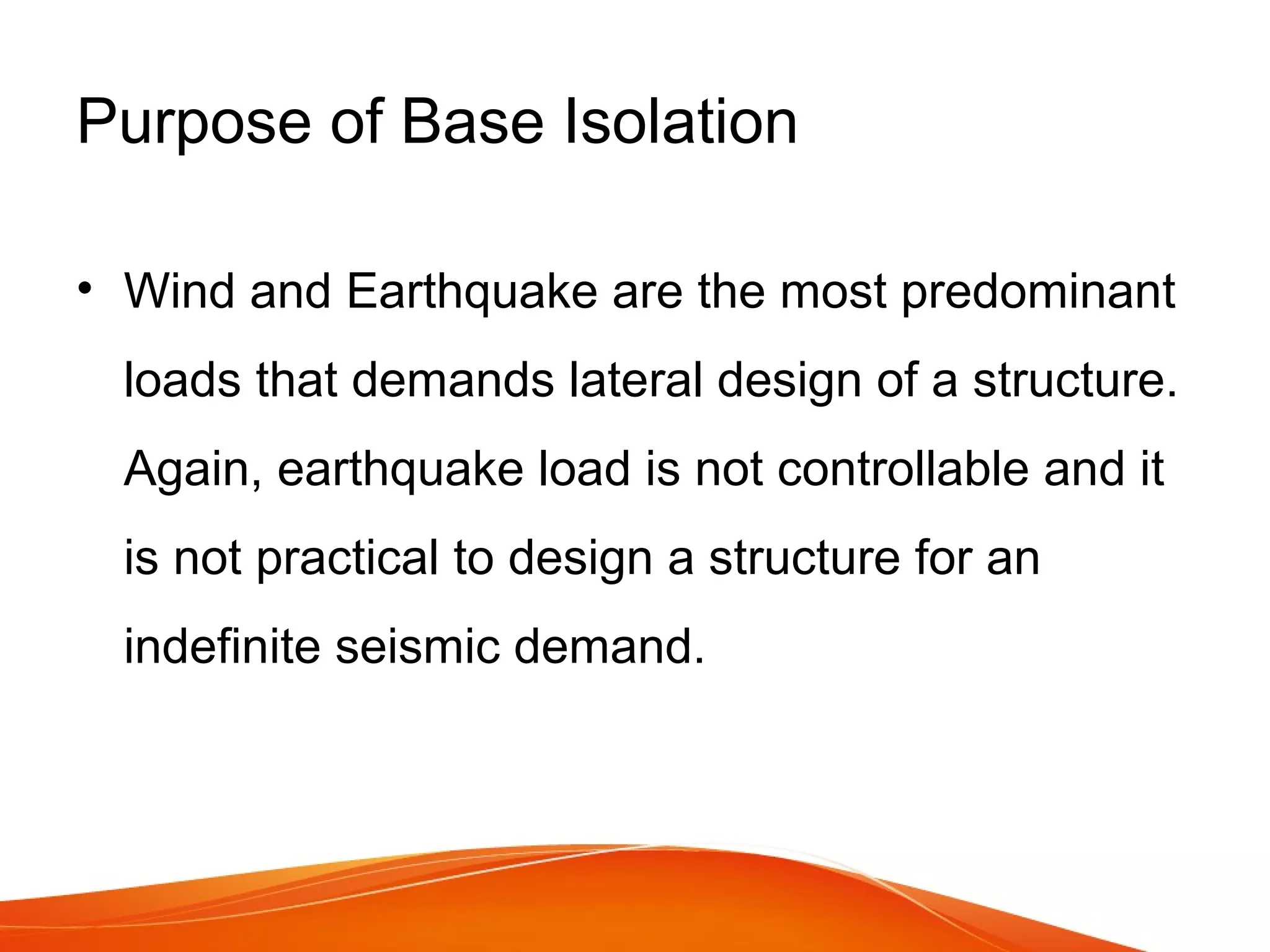Base isolation techniques-Earthquake Engineering | PPT