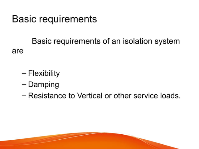 Base isolation techniques-Earthquake Engineering | PPT