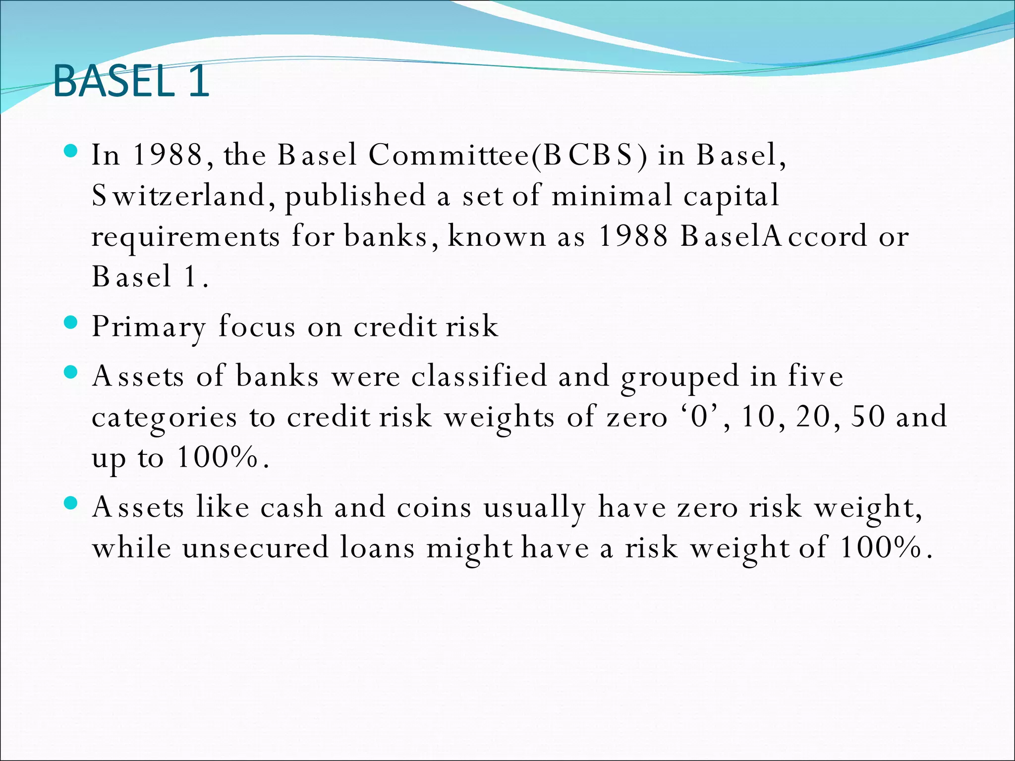 Basel Norms | PPT