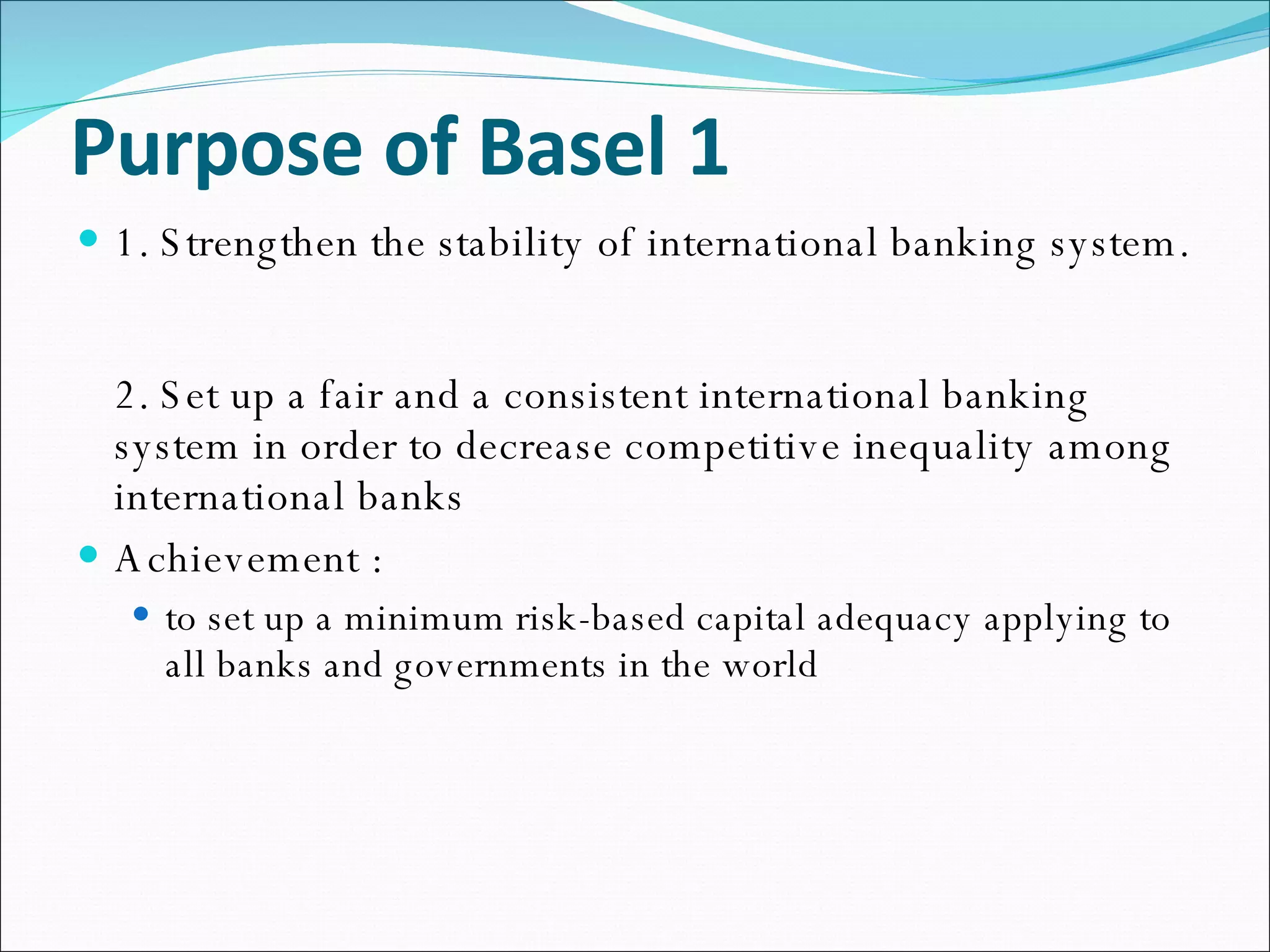 Basel Norms | PPT