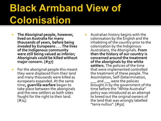 History Curriculum (in Australia), Political Discourse and their Impact ...