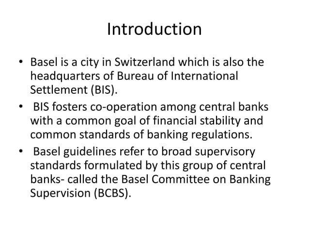 Basel accords | PPTX