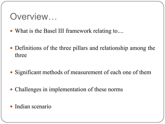 Basel iii Norms | PPTX