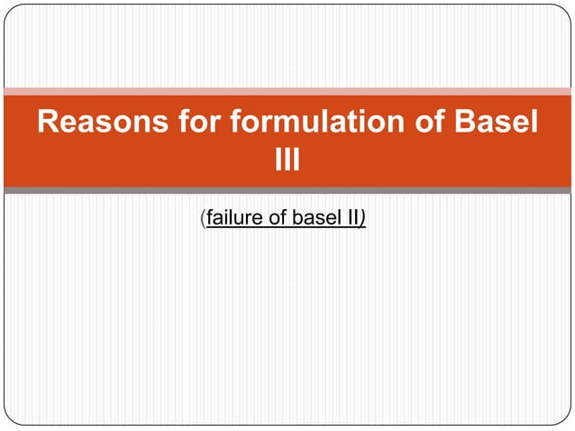 Basel iii Norms | PPTX