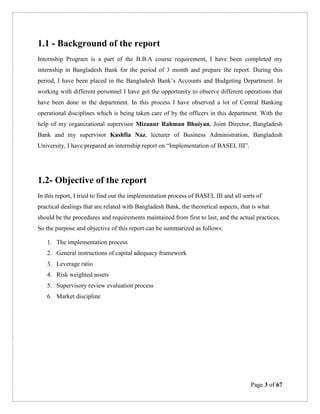 Implementation of Basel iii | PDF