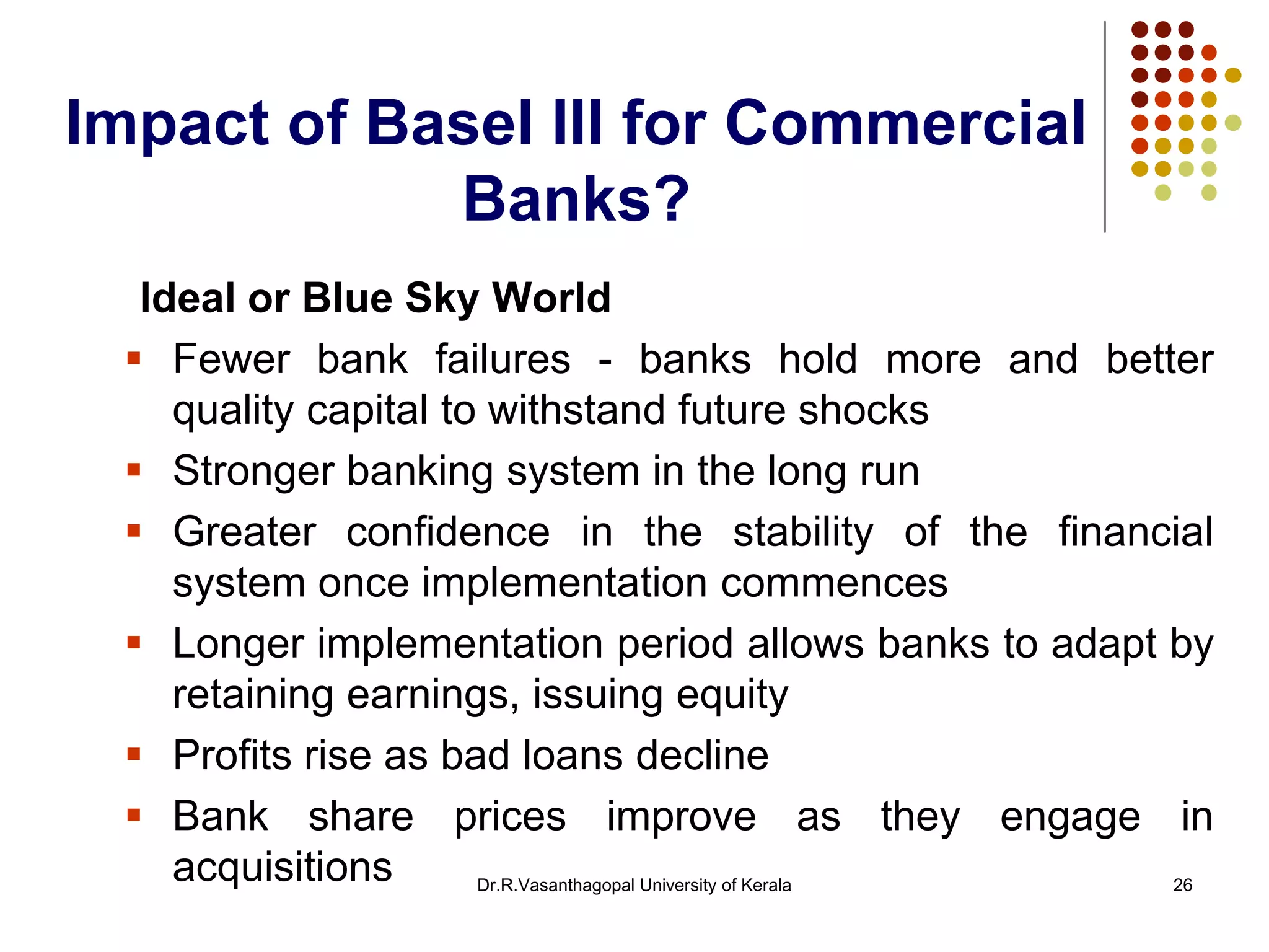 BASEL III: Implementation Challenges | PPT