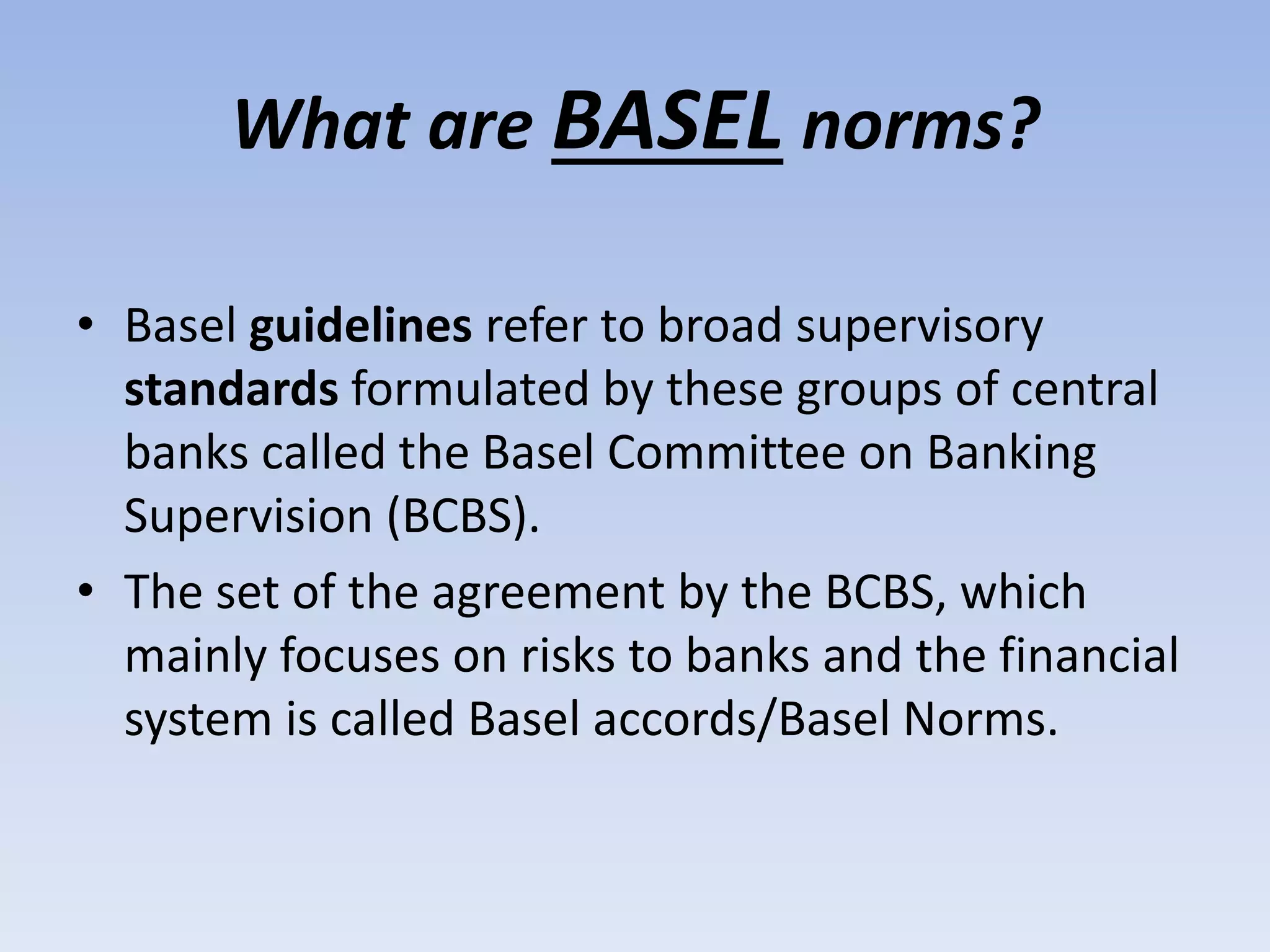 Basel iii ppt. | PPTX