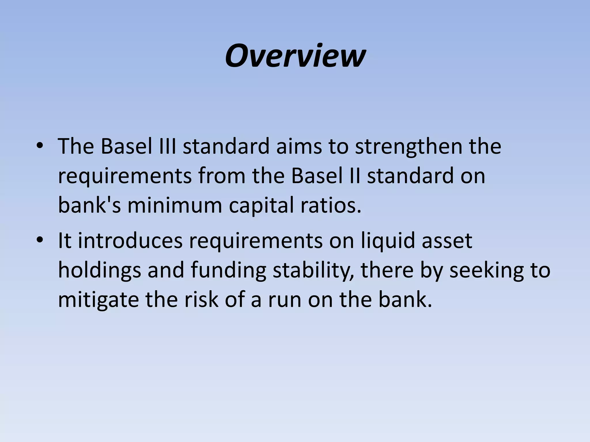 Basel iii ppt. | PPTX