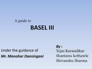 Basel Iii Ppt Pptx