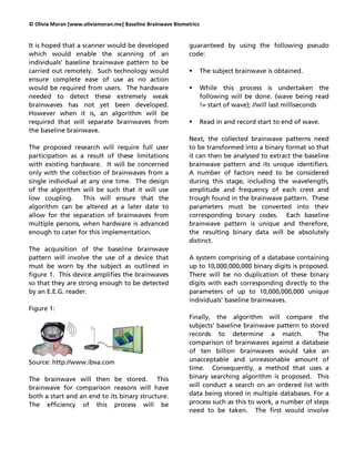 Baseline Brainwave Biometrics | PDF | Genetics | Science