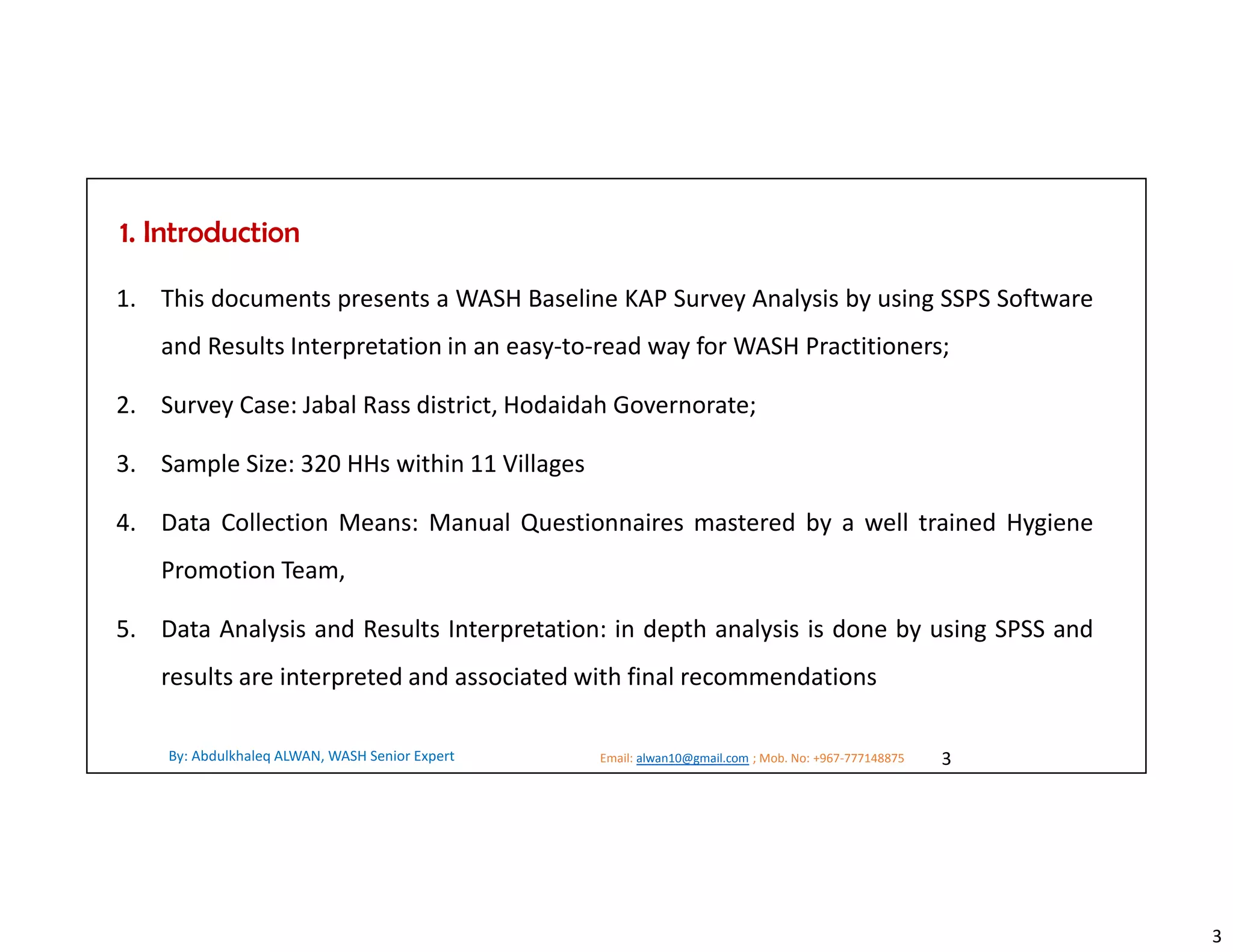 Baseline kap analysis with spss and interpretation abdulkhaleq alwan v2 ...