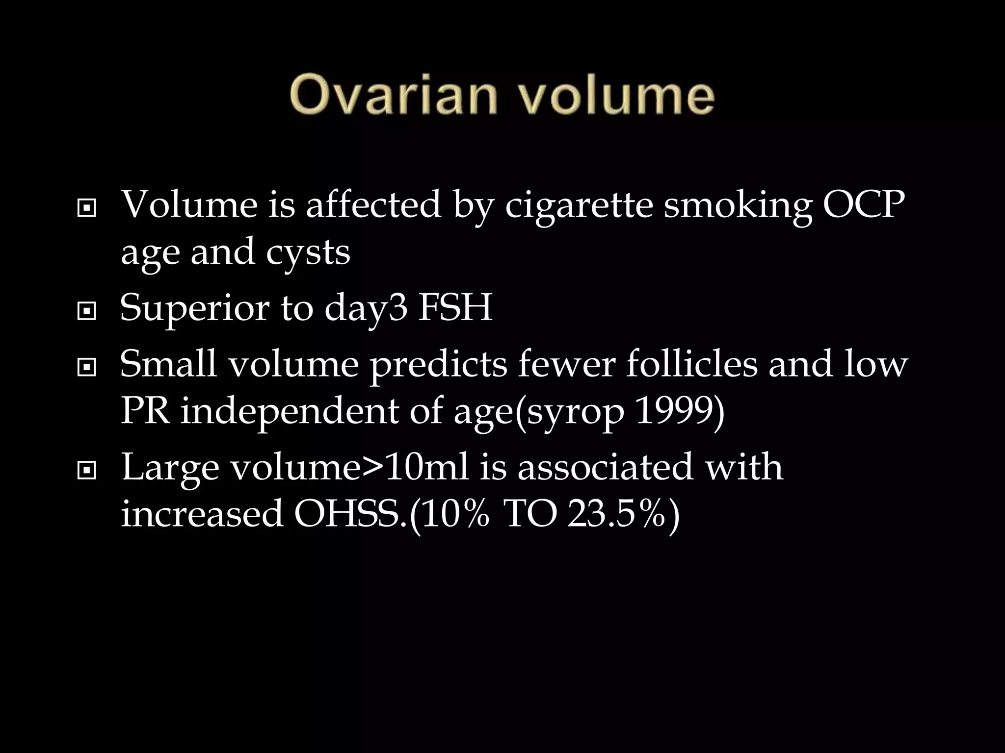Baseline scan in infertility | PPT