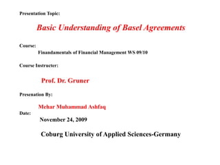 Basel introduction | PPTX