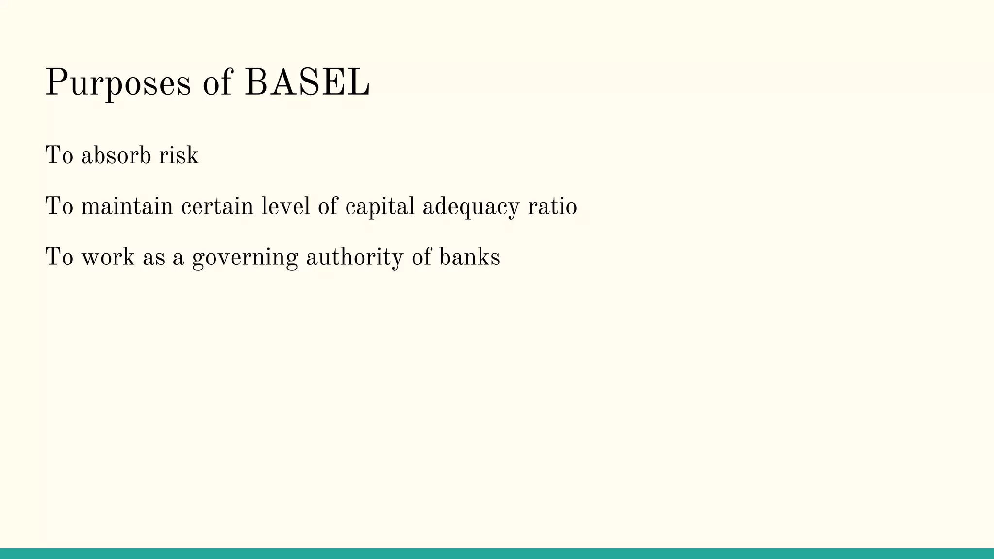 BASEL_&_its’_current_implementation_in_Bangladesh_1.pptx | Financial Regulation | Economy