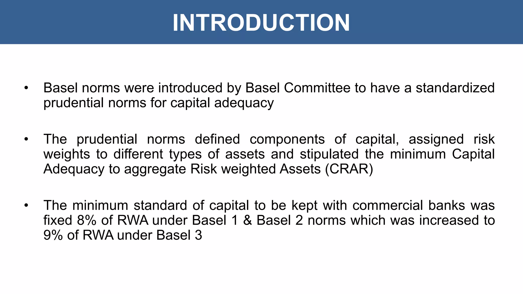 Basel norms | PPTX