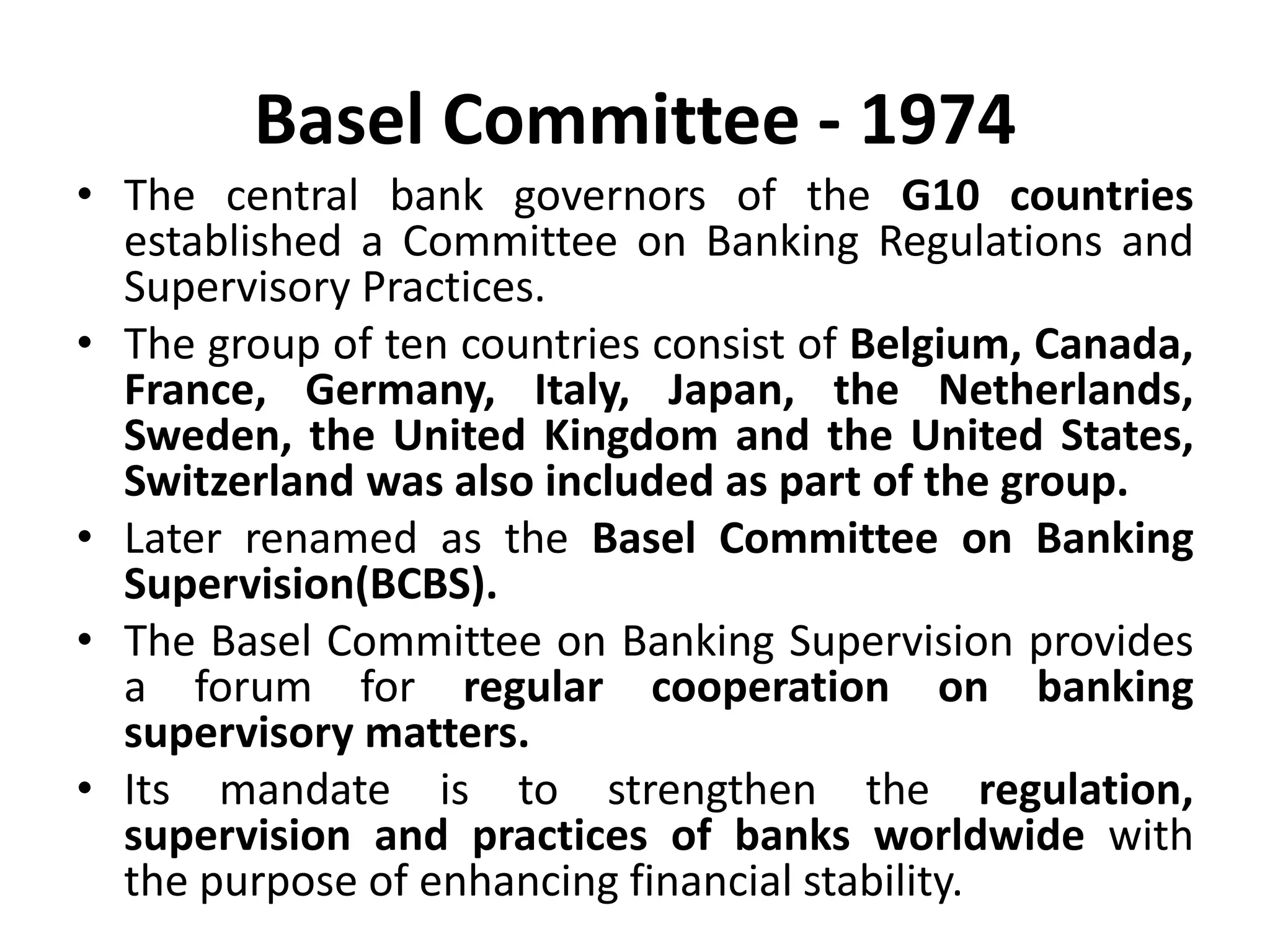Basel norms i, ii & iii | PPTX