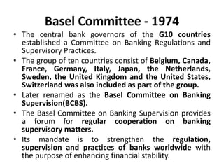 Basel norms i, ii & iii | PPTX