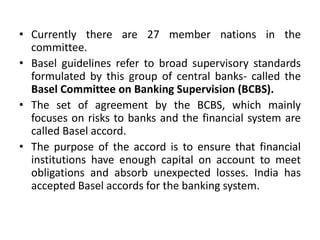 Basel norms i, ii & iii | PPTX